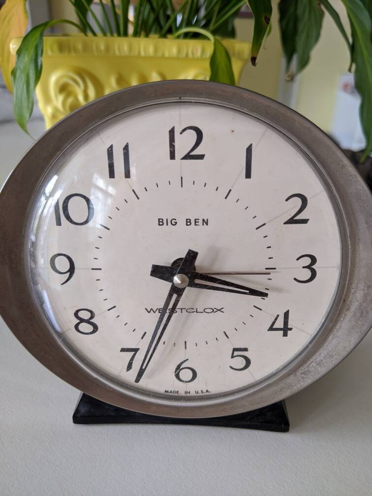Mid-century Big Ben Alarm Clock by Westclox La Salle | Etsy
