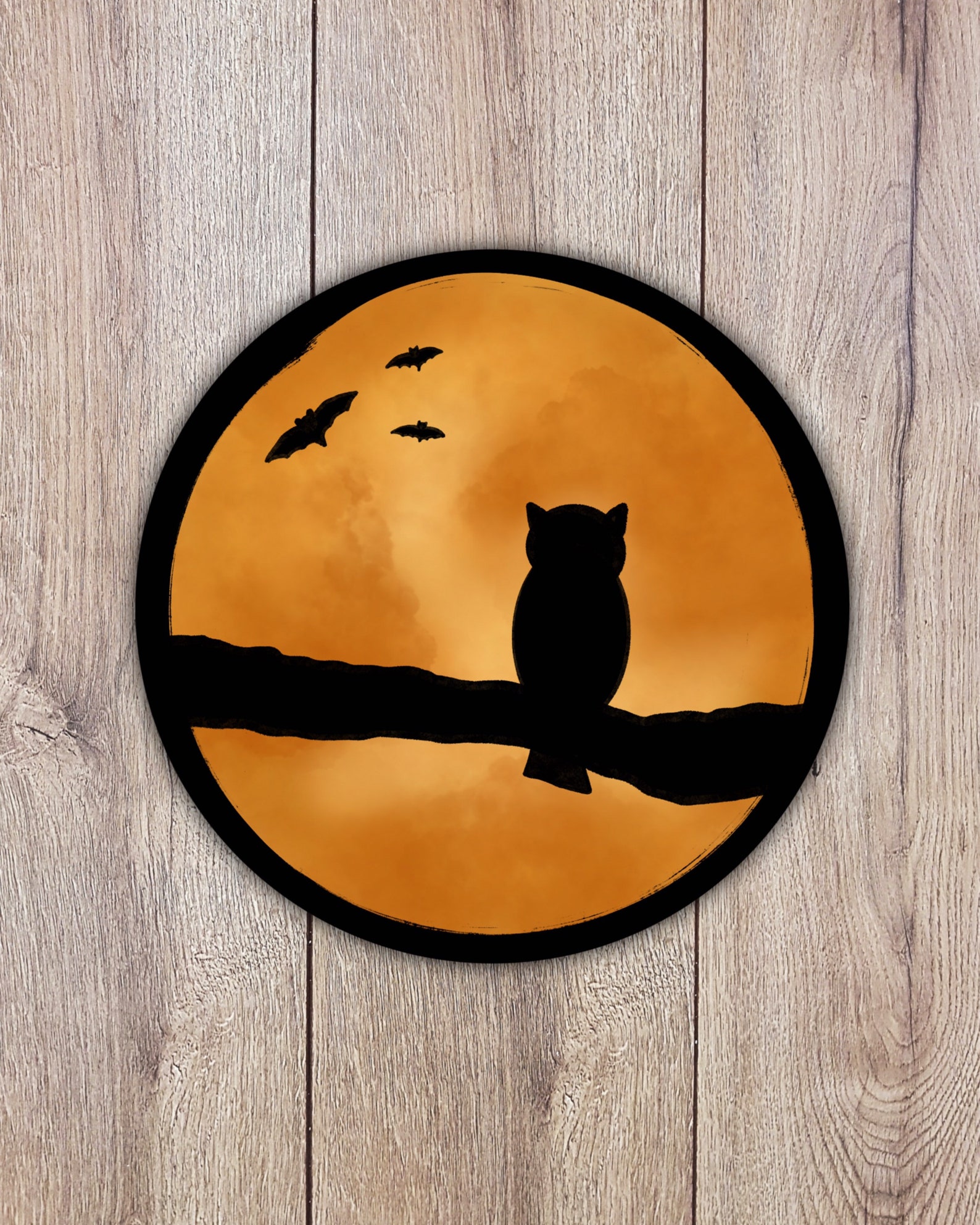 Spooky Moon Owl: FREE SHIPPING - Etsy