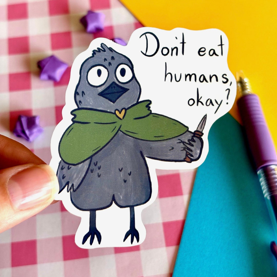 Don’t Eat Humans Okay Sticker: FREE SHIPPING - Etsy