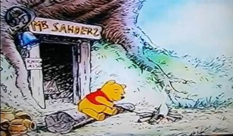 Winnie the Pooh Mr. Sanders Sign | Etsy