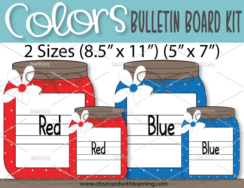 Learning Colors Bulletin Board Colors Bulletin Board Décor - Etsy