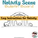 Christmas Nativity Scene Classroom Display Christian Decor Kit - Etsy