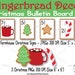 Christmas Bulletin Board, Gingerbread Décor, Farmhouse Christmas ...