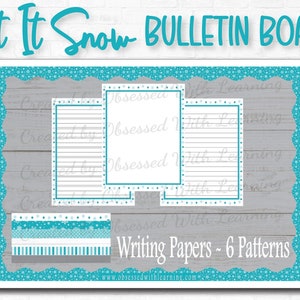 Let It Snow Décor, Let It Snow Bulletin Board, Farmhouse Décor Bulletin ...
