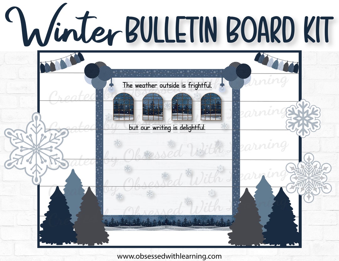 Winter Bulletin Board, Winter Wonderland Bulletin Board, Teacher ...