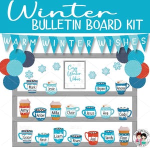 Let It Snow Décor, I Smell Snow, Hello Winter Bulletin Board Kit ...