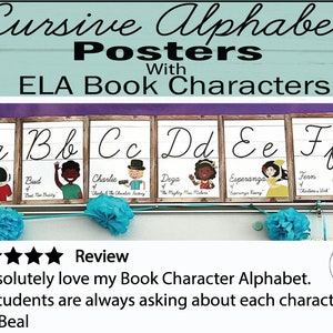 Farmhouse Cursive Alphabet Posters for Classroom Decoration - Etsy