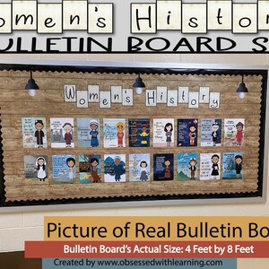 Womens History Month, Bulletin Board Kit, Amanda Gorman, Malala ...