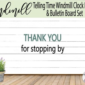 Printable Farmhouse Classroom Labels for Telling Time and Decorations ...