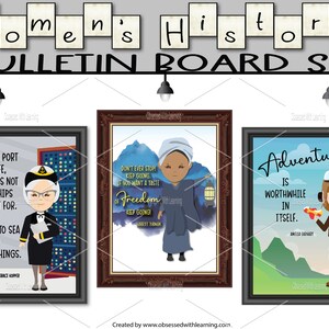 Womens History Month, Bulletin Board Kit, Amanda Gorman, Malala ...