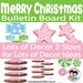 Pink Christmas Bulletin Board Kit, Candyland, Editable Reindeer Tags ...