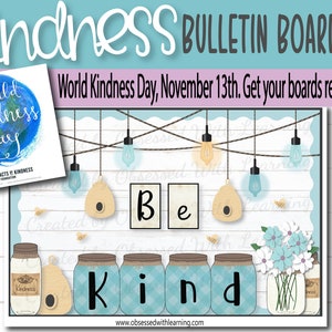 Classroom Kindness Quotes Bulletin Board Kit, Elementary Decor, Back to ...