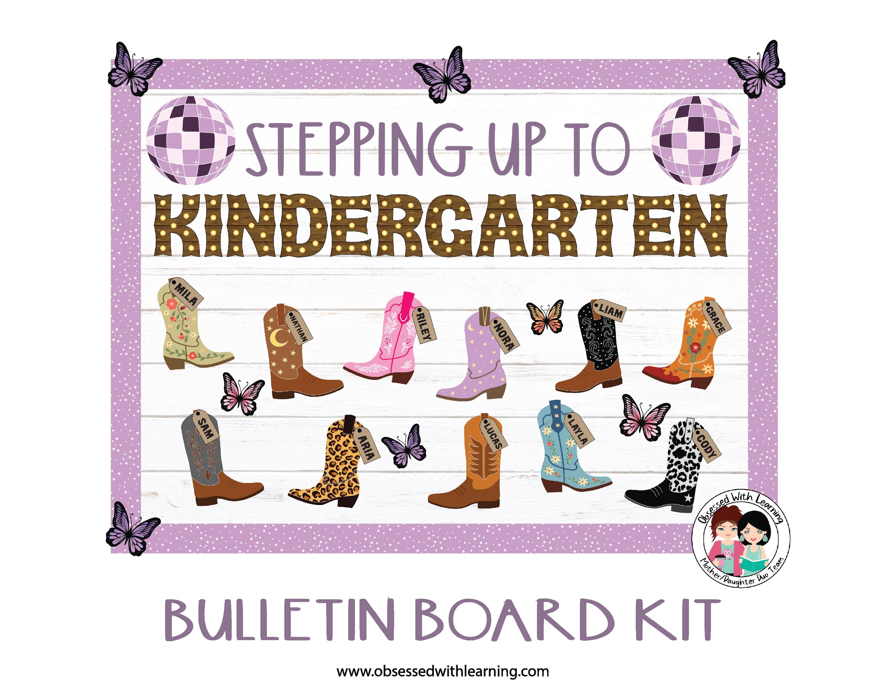 Western Classroom, Boho Western Cowgirl Boots Bulletin Board Kit, Disco ...
