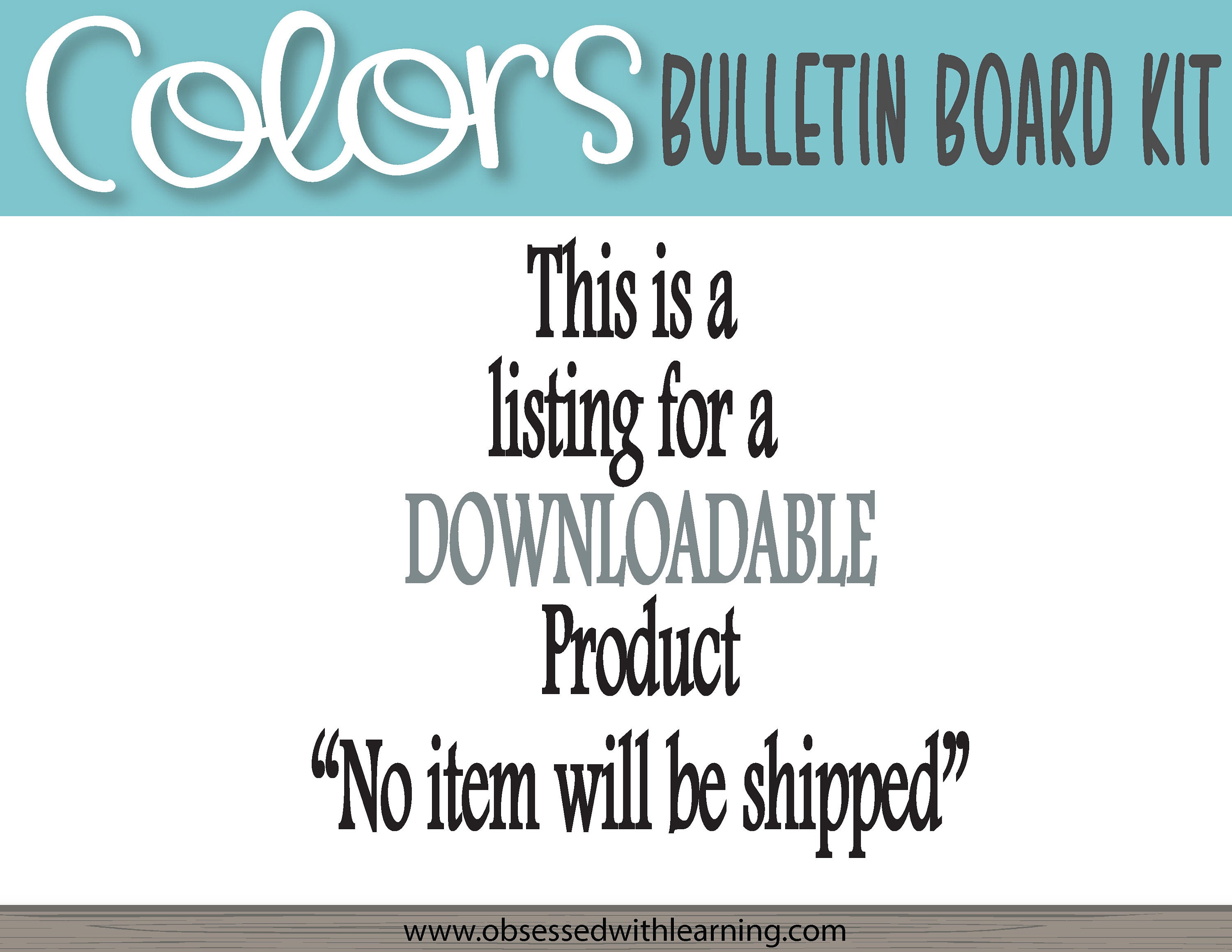 Learning Colors Bulletin Board Colors Bulletin Board Décor - Etsy