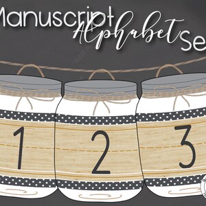 Alphabet Wall Cards Farmhouse Classroom Classroom Posters - Etsy