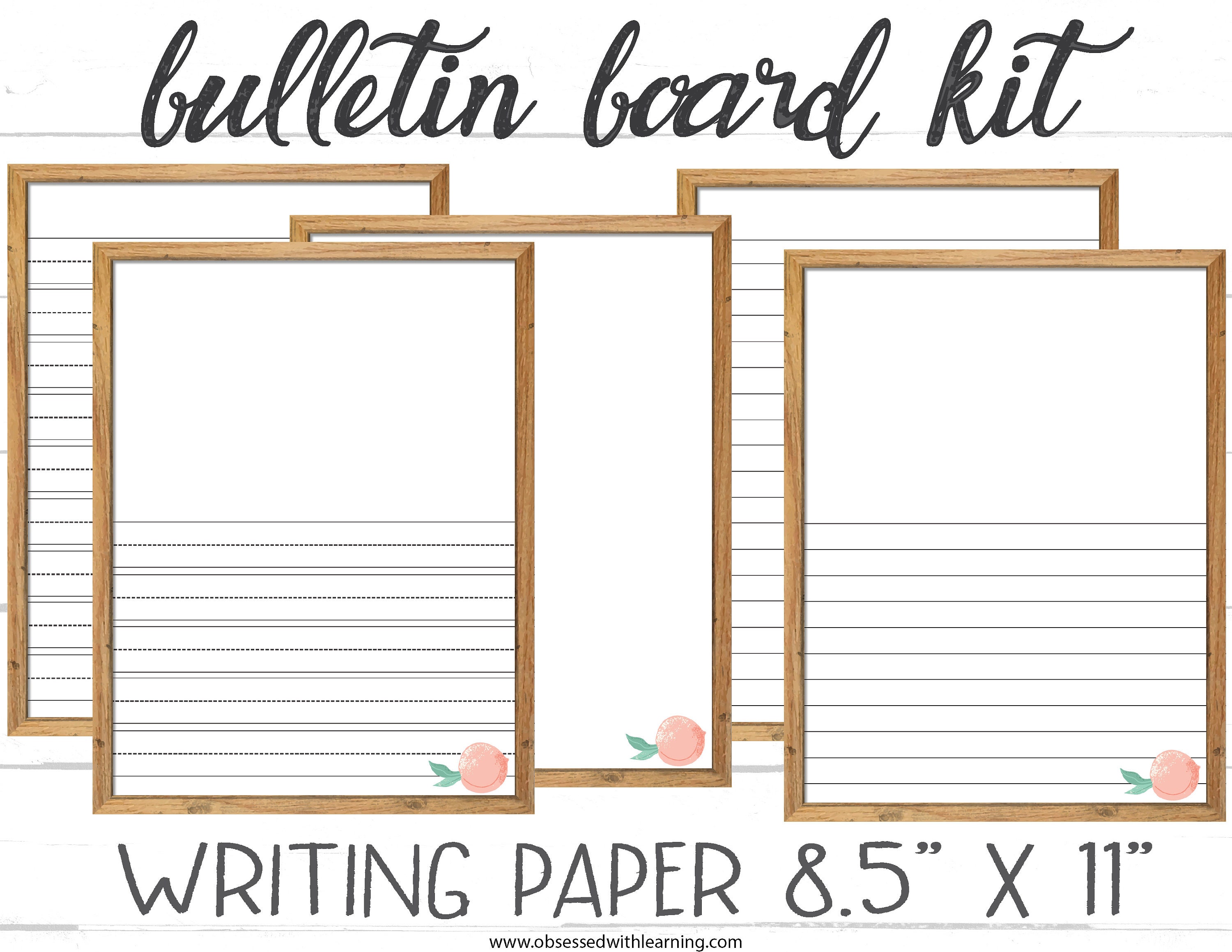 Sweet as a Peach Farmhouse Classroom Décor Bulletin Board - Etsy