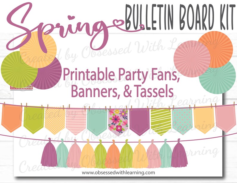 Spring Bulletin Board Teachers School Bulletin Board Spring - Etsy