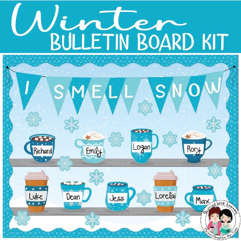 Winter Bulletin Board Kit - Etsy