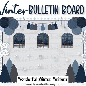 Winter Bulletin Board, Winter Wonderland Bulletin Board, Teacher ...