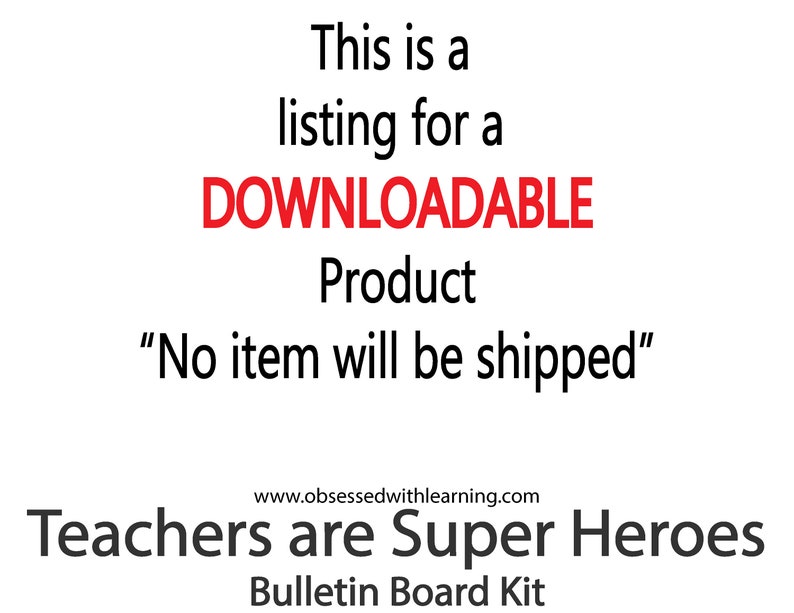Super Hero Teacher, Superhero Teacher, Bulletin Board Kit, Teacher ...