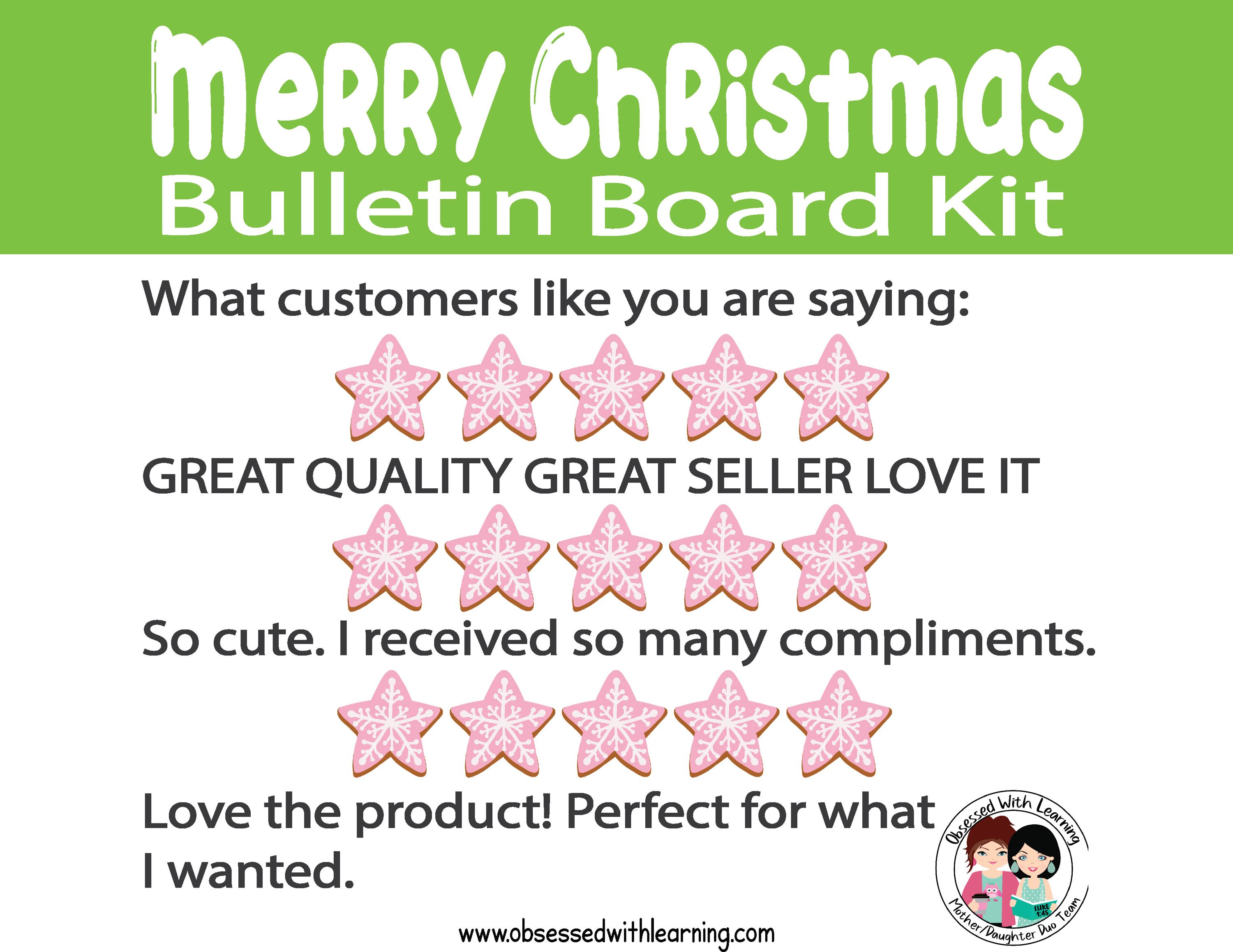 Pink Christmas Bulletin Board Kit, Candyland, Editable Reindeer Tags ...