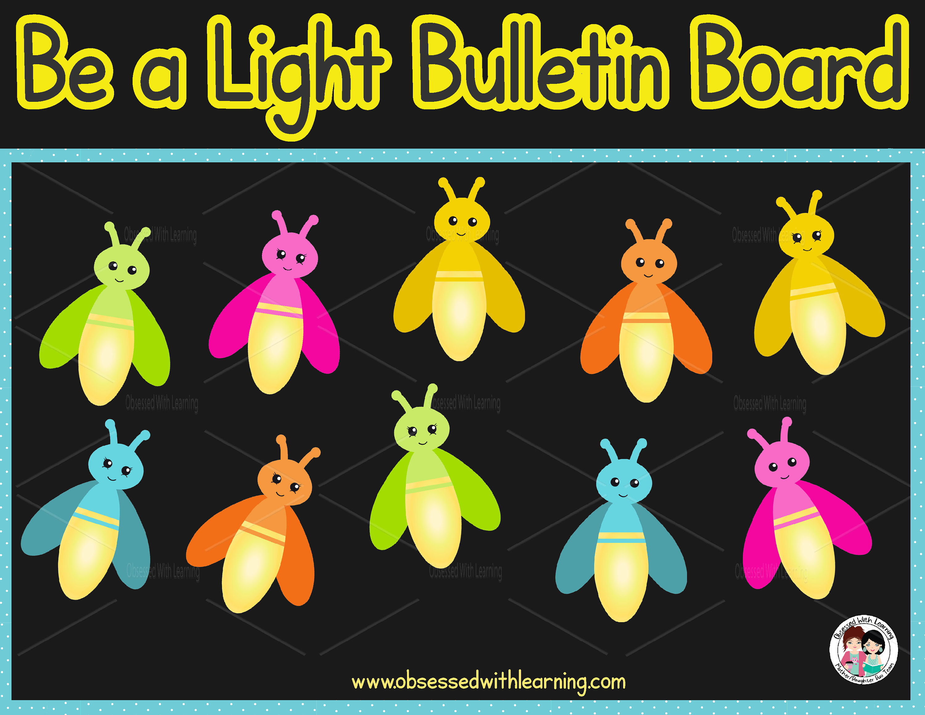 Farmhouse Classroom Decor Kit With Editable Firefly Nametags and ...