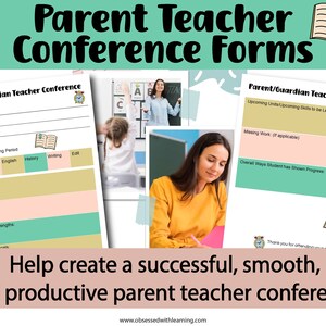 Editable Parent Teacher Conference Forms for Classroom Management and ...