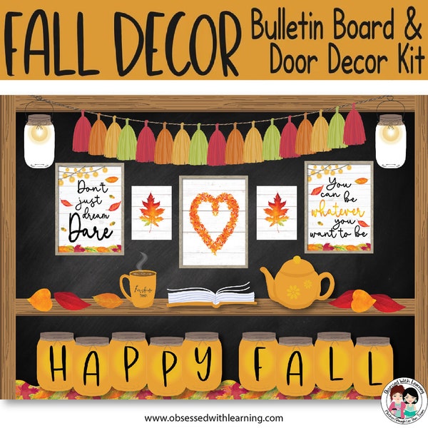 Fall Bulletin Board - Etsy