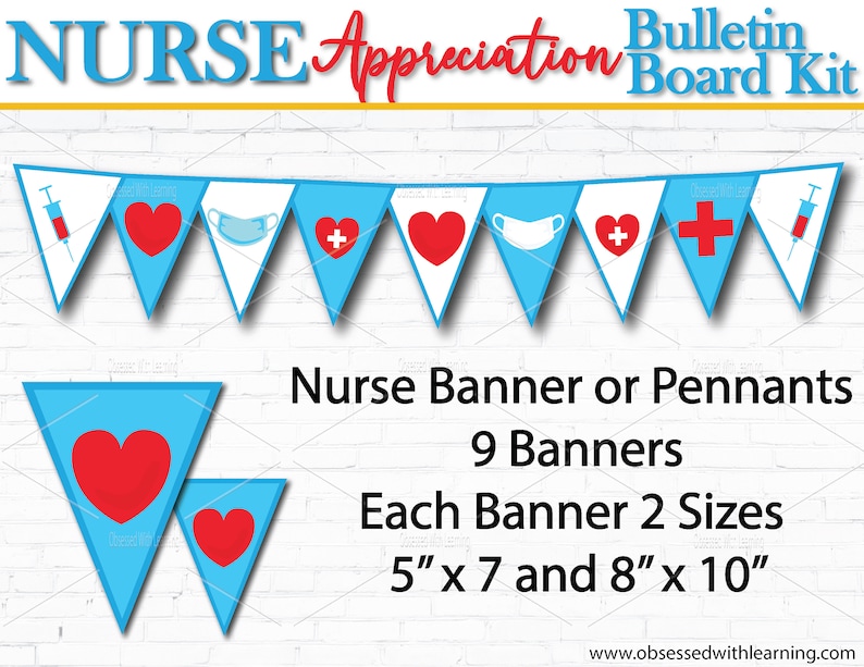 Nurse Appreciation Bulletin Board Kit Bulletin Board Border - Etsy
