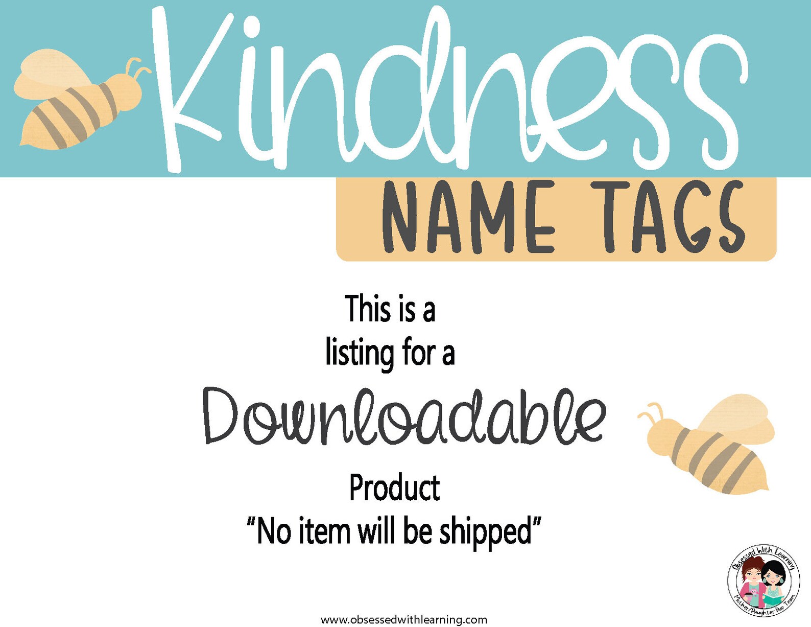 Student Name Tags Editable School Supplies Classroom Decor With ...