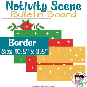 Christmas Nativity Scene Classroom Display Christian Decor Kit - Etsy