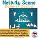 Christmas Nativity Scene Classroom Display Christian Decor Kit - Etsy