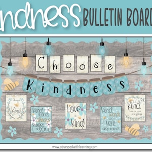 Classroom Kindness Quotes Bulletin Board Kit, Elementary Decor, Back to ...