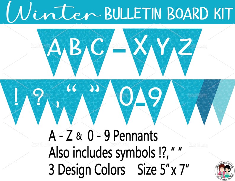 Let It Snow Décor, I Smell Snow, Hello Winter Bulletin Board Kit ...