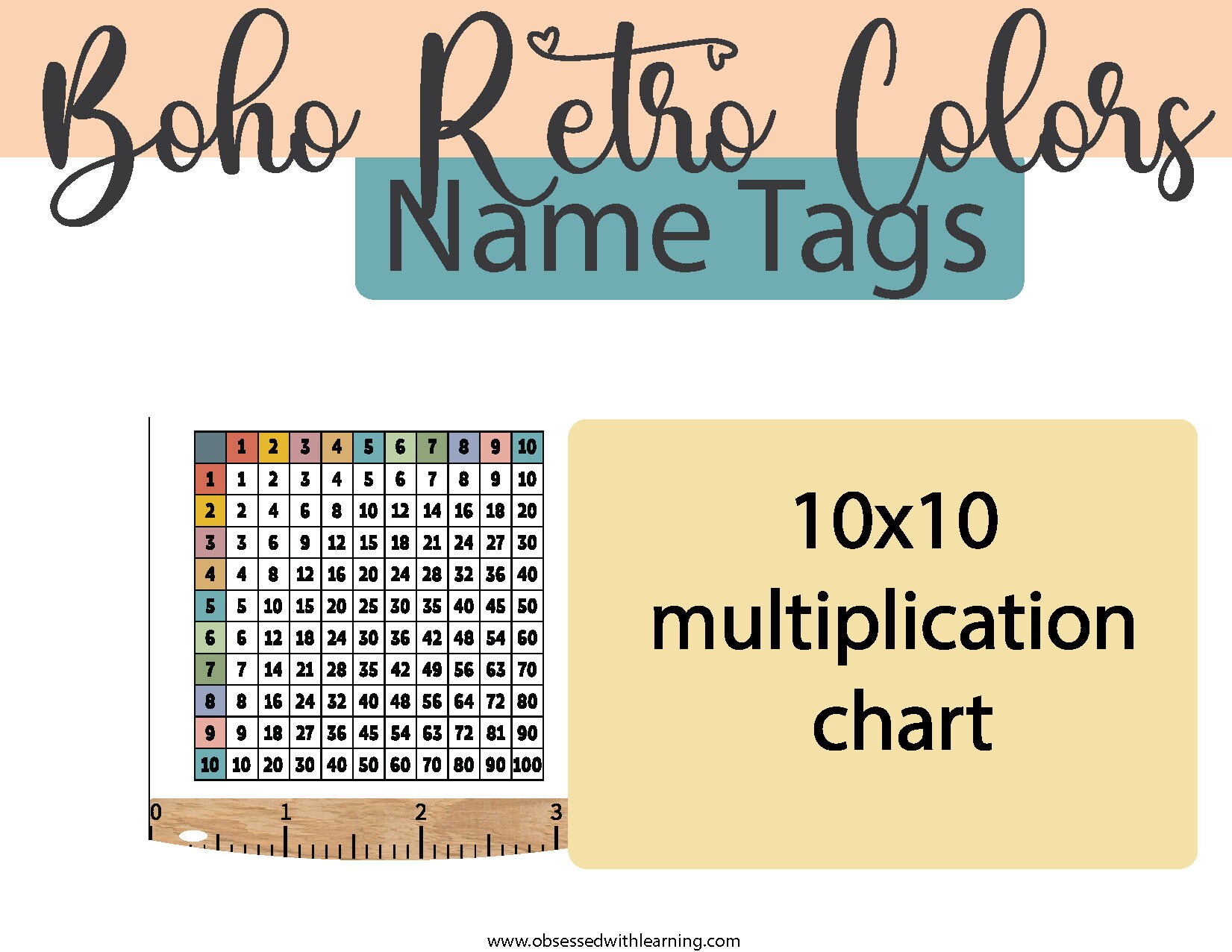 Boho Editable Student Name Tags and Classroom School Supply Labels - Etsy