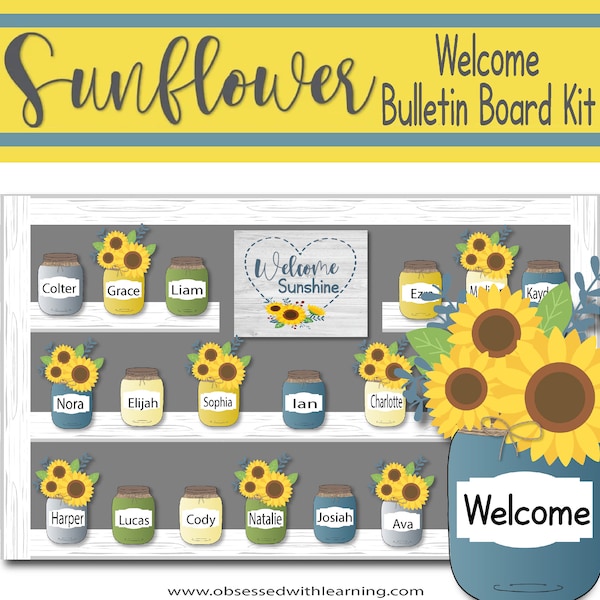 Sunflower Wall Border - Etsy