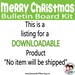 Pink Christmas Bulletin Board Kit, Candyland, Editable Reindeer Tags ...