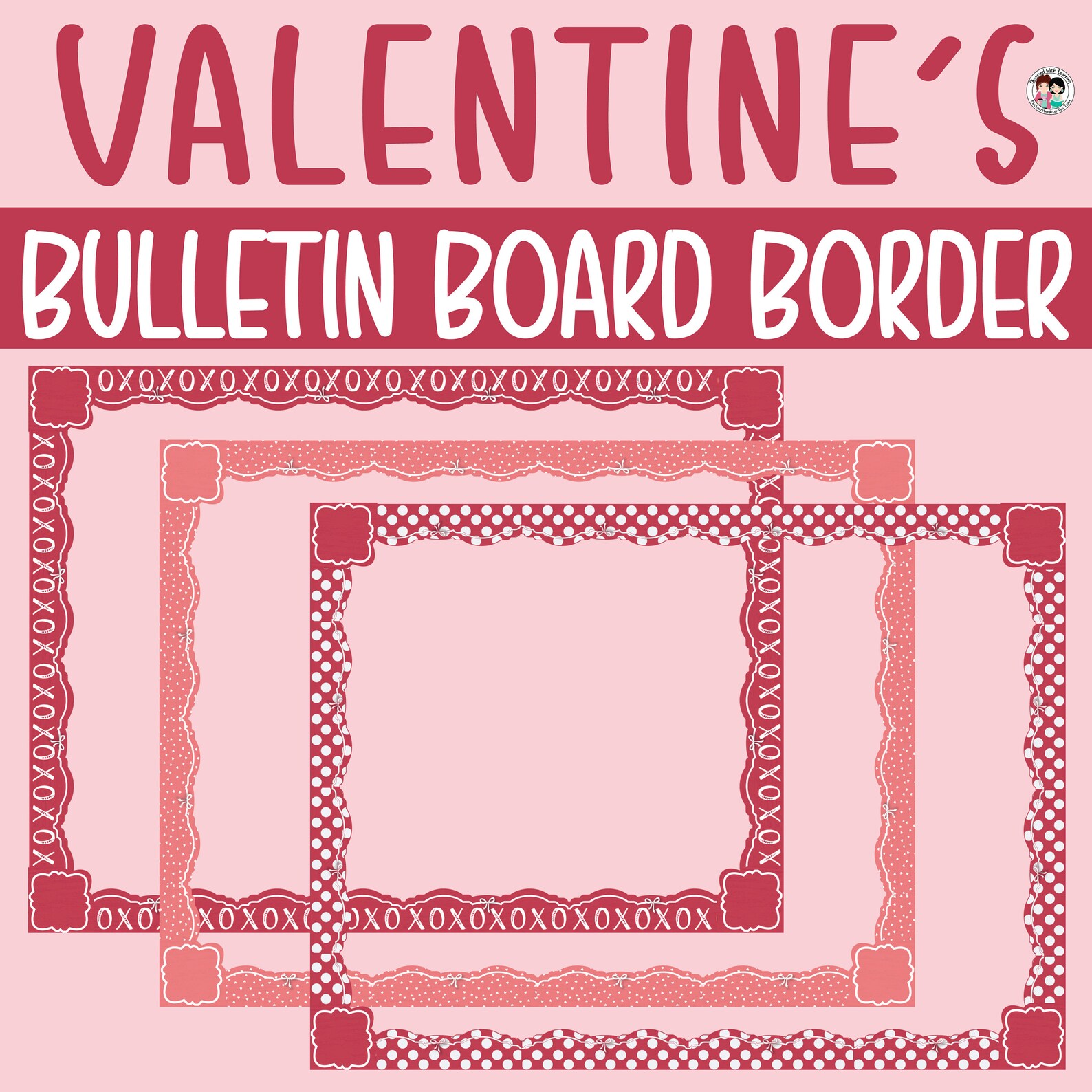 Valentine Bulletin Board Border Bulletin Board Border - Etsy