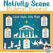 Christmas Nativity Scene Classroom Display Christian Decor Kit - Etsy