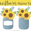 Sunflower Bulletin Board Set for Classroom Decor, School Labels, and ...