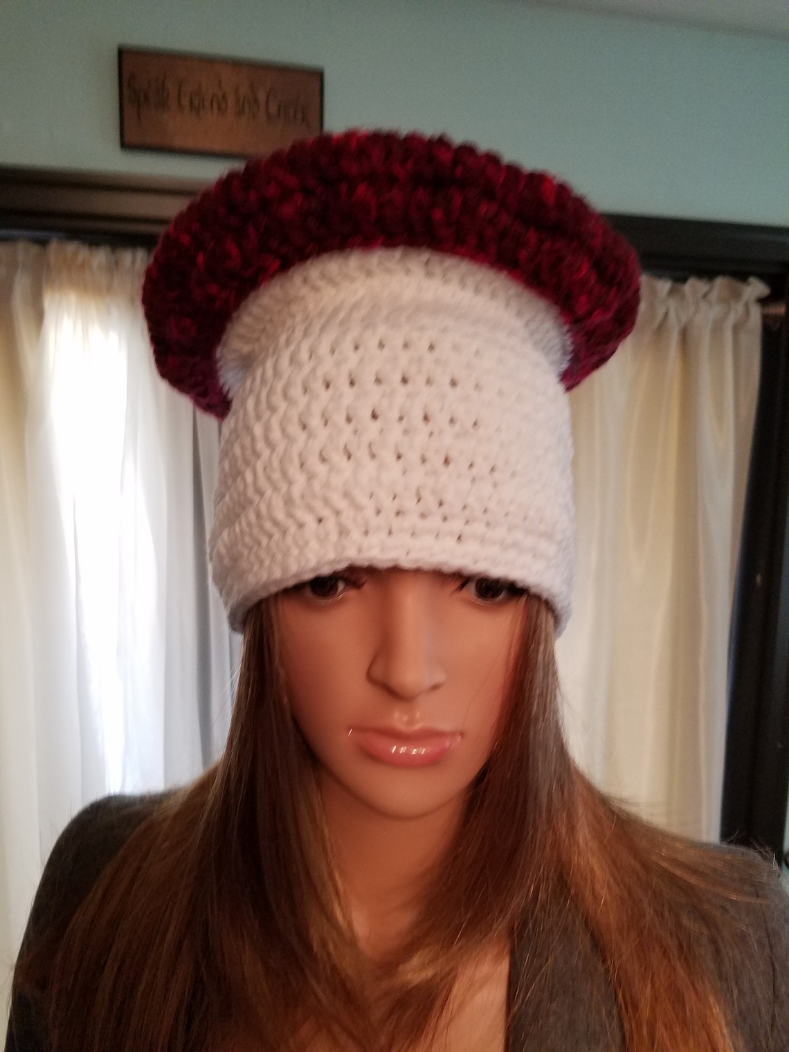 Red and White Mushroom Hat - Etsy