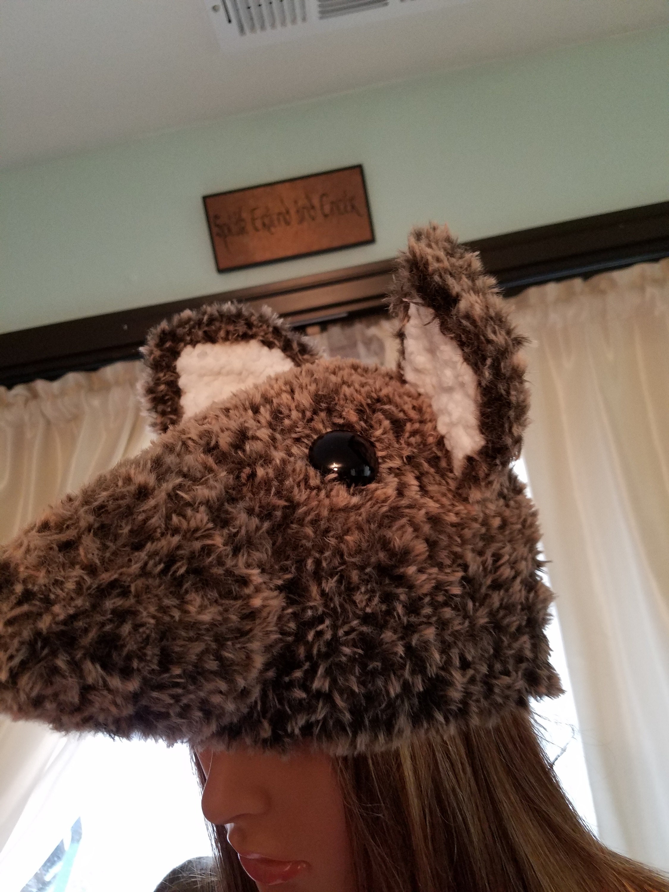 Fluffy Gray Wolf Hat - Etsy