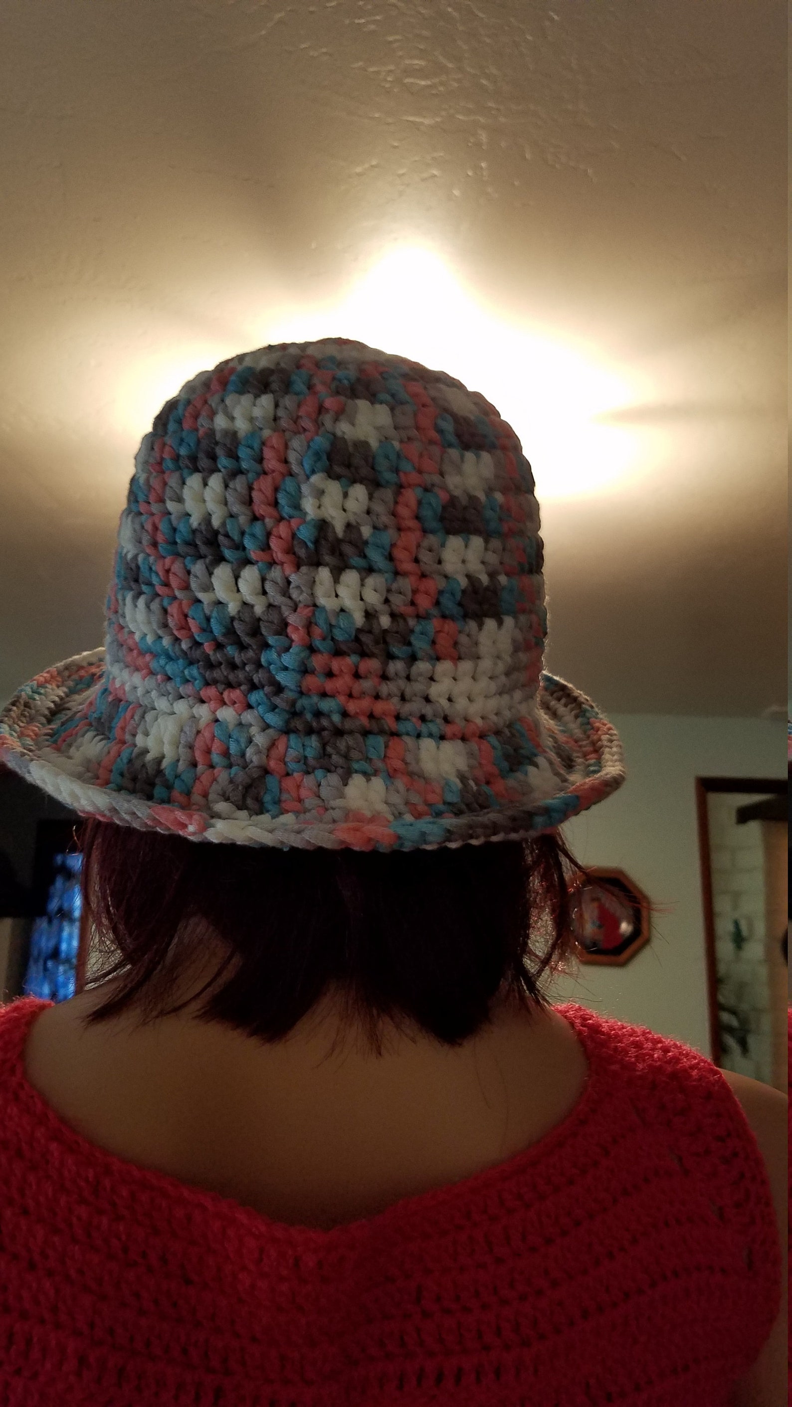 Multi Color Bucket Style Crochet Hat - Etsy