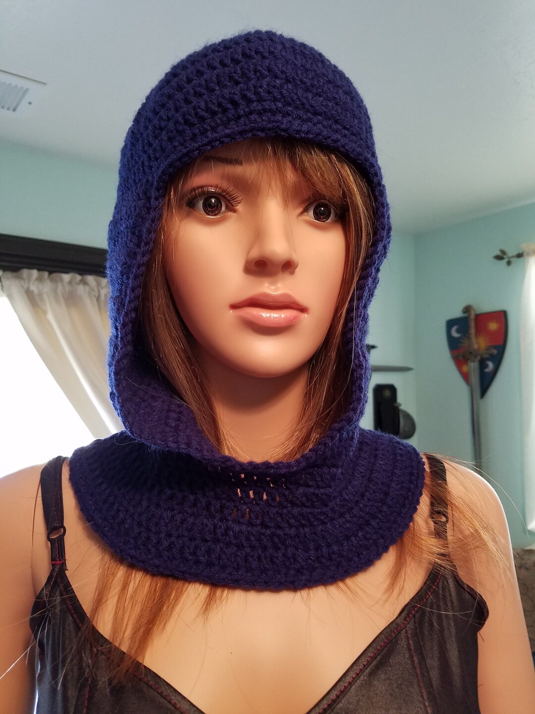Dark Blue Hood - Etsy