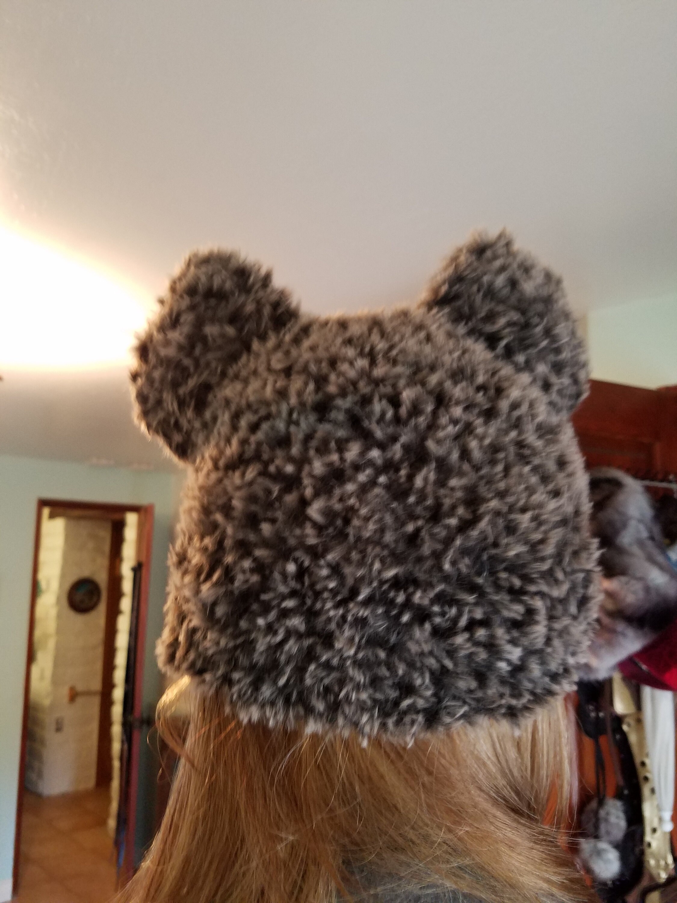 Fluffy Gray Wolf Hat - Etsy