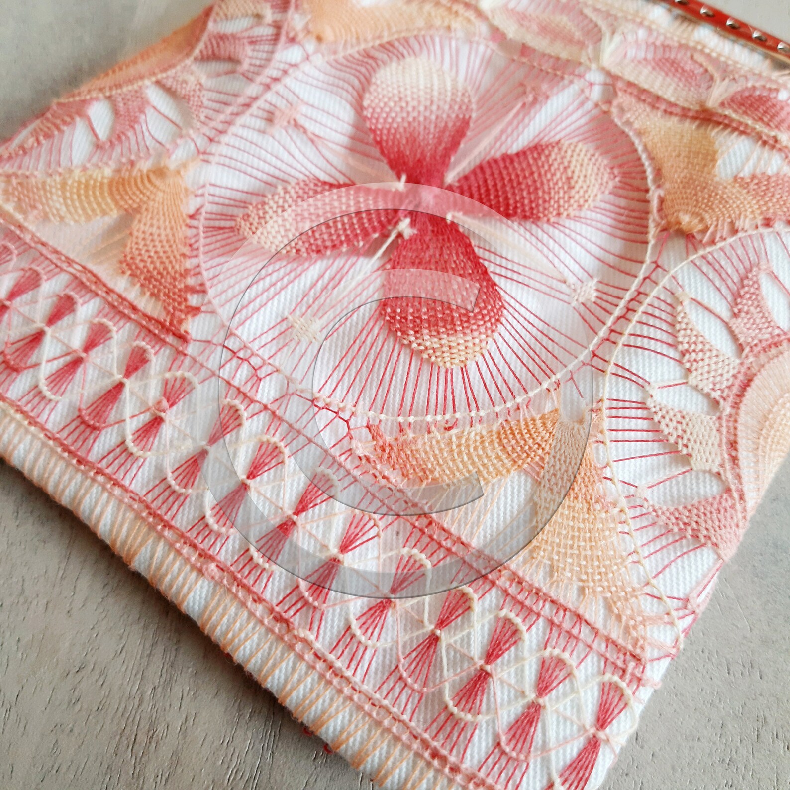 Kiss Lock Coin Purse Pink Peach Handmade Small Wallet - Etsy