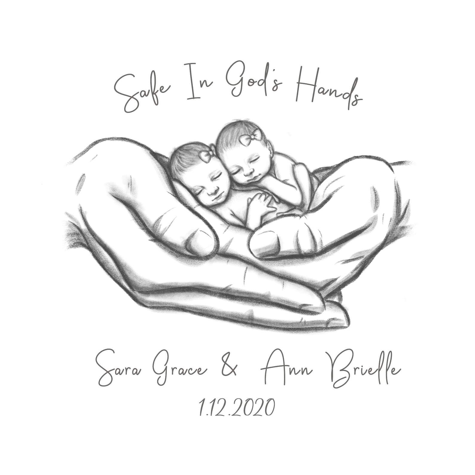 Twin Loss Miscarriage Memorial Infant Loss Gifts Sympathy - Etsy