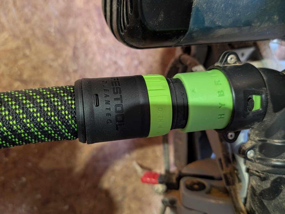 Festool D27 Hose to Bosch Miter Saw Adapter (bosch Click & Clean System ...