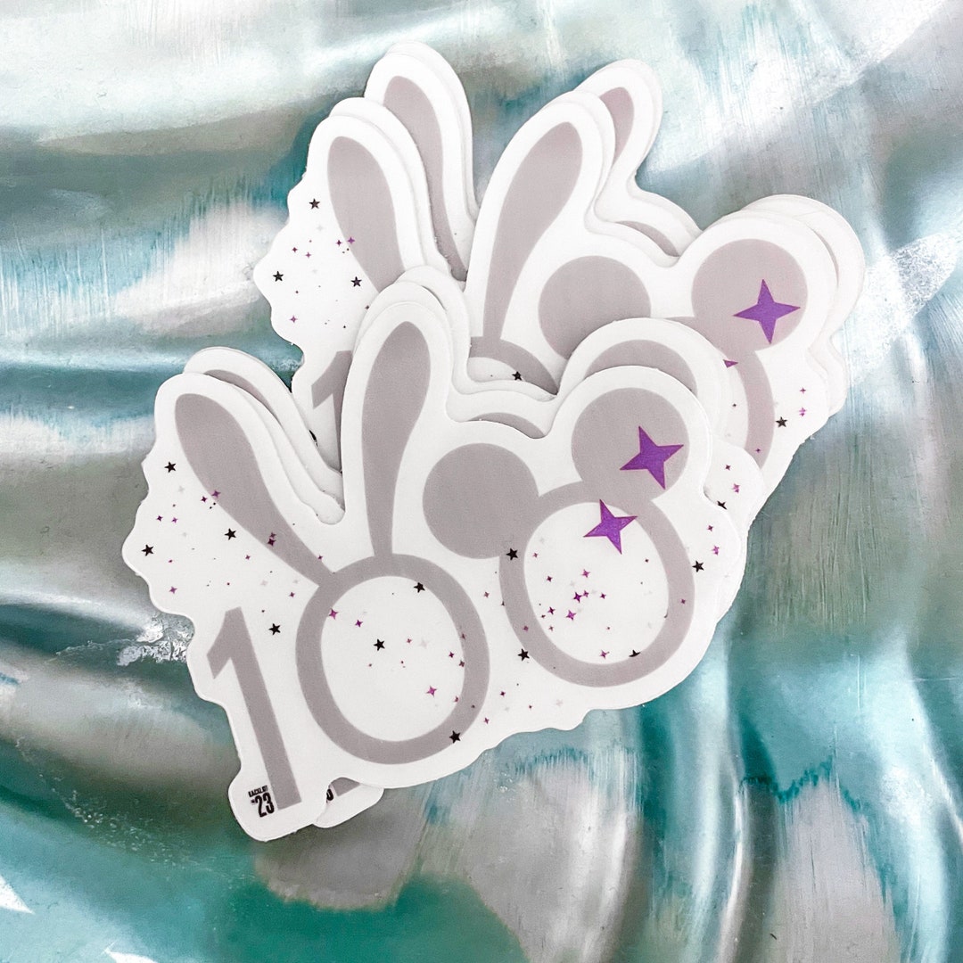 100 Years of Magic Clear Back Vinyl Sticker - Etsy