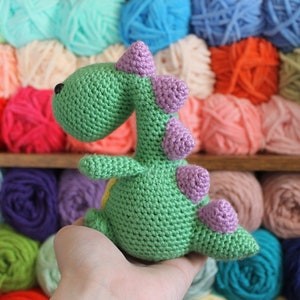 Dax the Dinosaur, PATTERN ONLY, Crochet Pattern, Amigurumi Pattern - Etsy